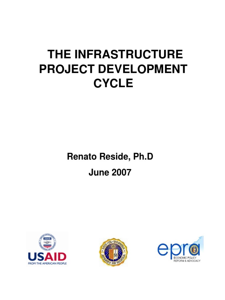 The Infrastructure Project Development Cycle | PDF | Feasibility Study | Evaluation