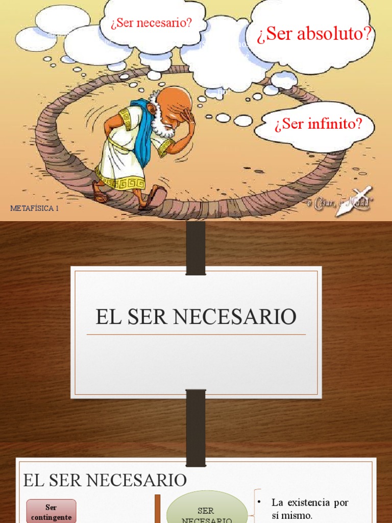 El Er Necesario, El Ser Absoluto y El Ser Infinito | PDF | Existencia ...