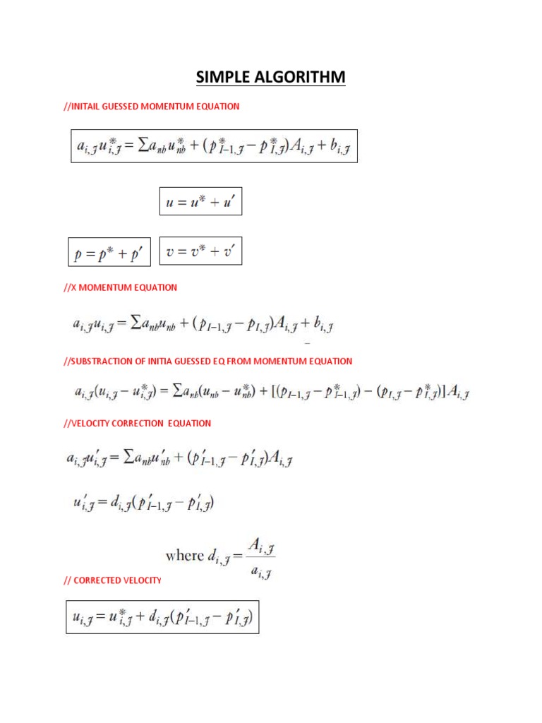 Ns Equation Simple | PDF