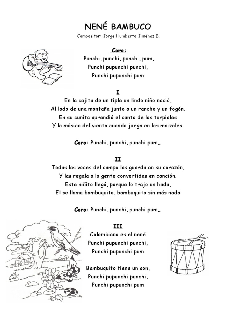 NENÉ BAMBUCO - Letra | PDF