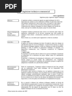 Fiche De Poste Technico Commercial PDF