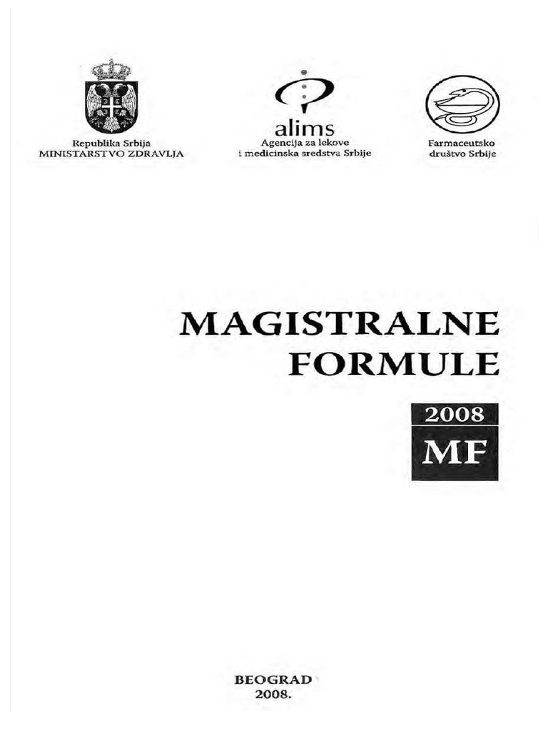 PDF Magistralne Formule Alims DD | PDF