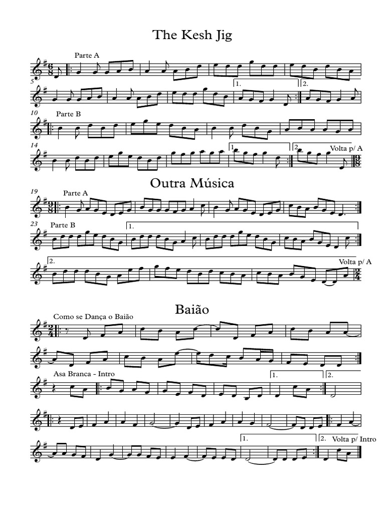 The Kesh Jig - Partitura Completa | PDF