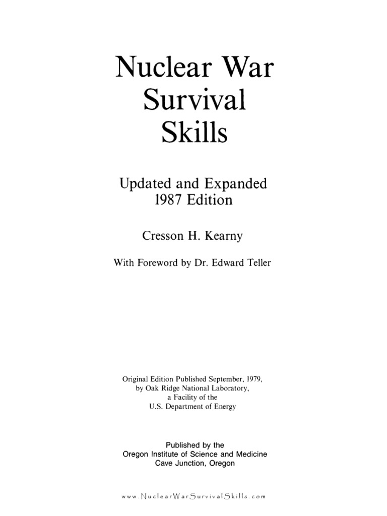Nuclear War Survival Skills Book PDF | PDF