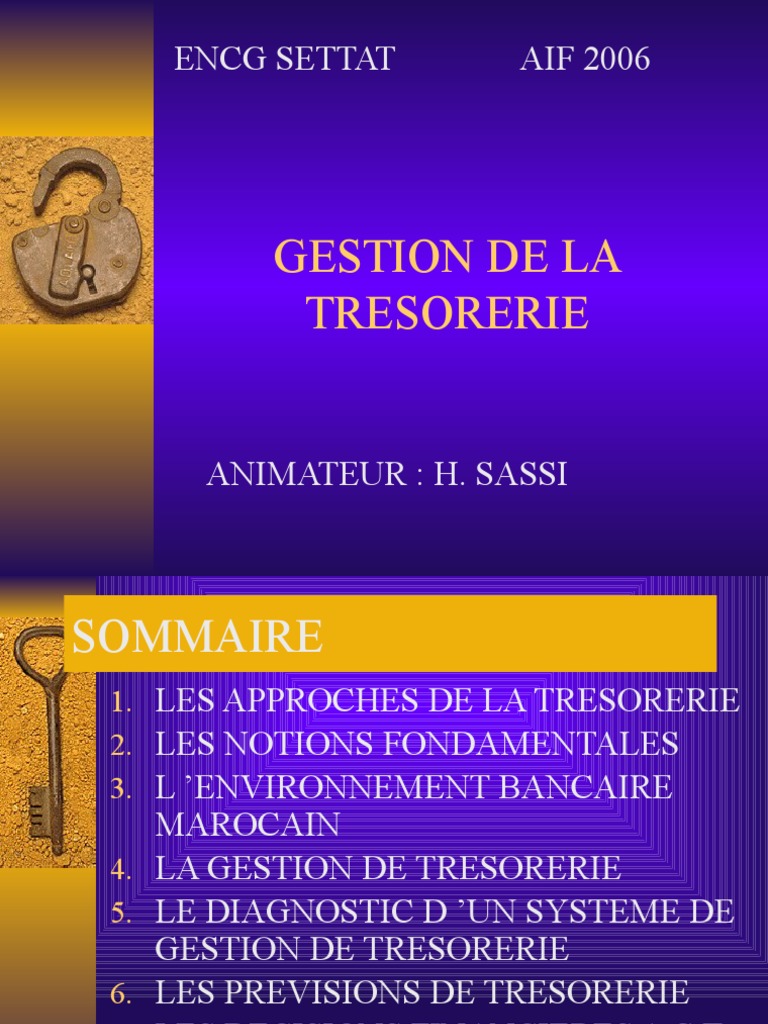Gestion de Tresorerie 1 | PDF