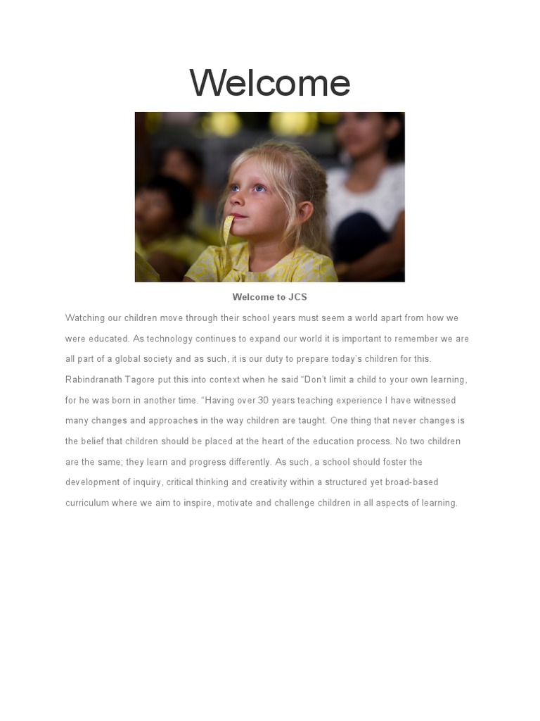 Welcome Page | PDF
