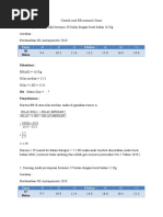 Contoh Indeks Antropometri Z-Score | PDF