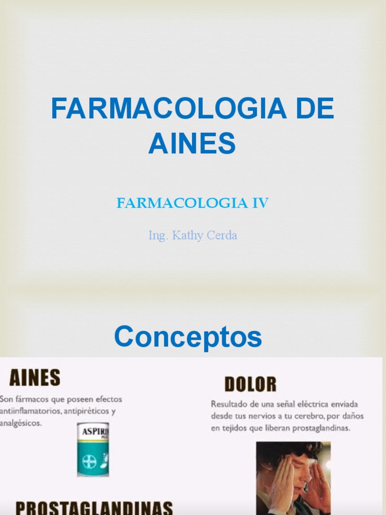 F.iv. Farmacología de AINES | PDF | Salud y bienestar