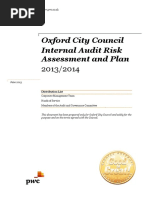 Developing A Risk Based Internal Audit Plan | PDF | Internal Audit | Audit