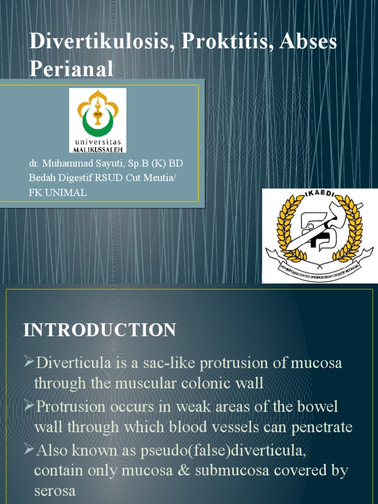 Divertikulosis, Proktitis, Abses Perianal | Ulcerative Colitis | Crohn ...