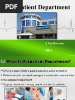 Functions of Opd | PDF | Patient | Clinic