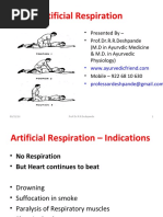 Artificial Respiration PPT DR Nijc | PDF | Cardiopulmonary ...