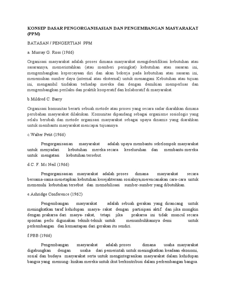 Konsep Dasar PPM: Definisi dan Prinsip | PDF