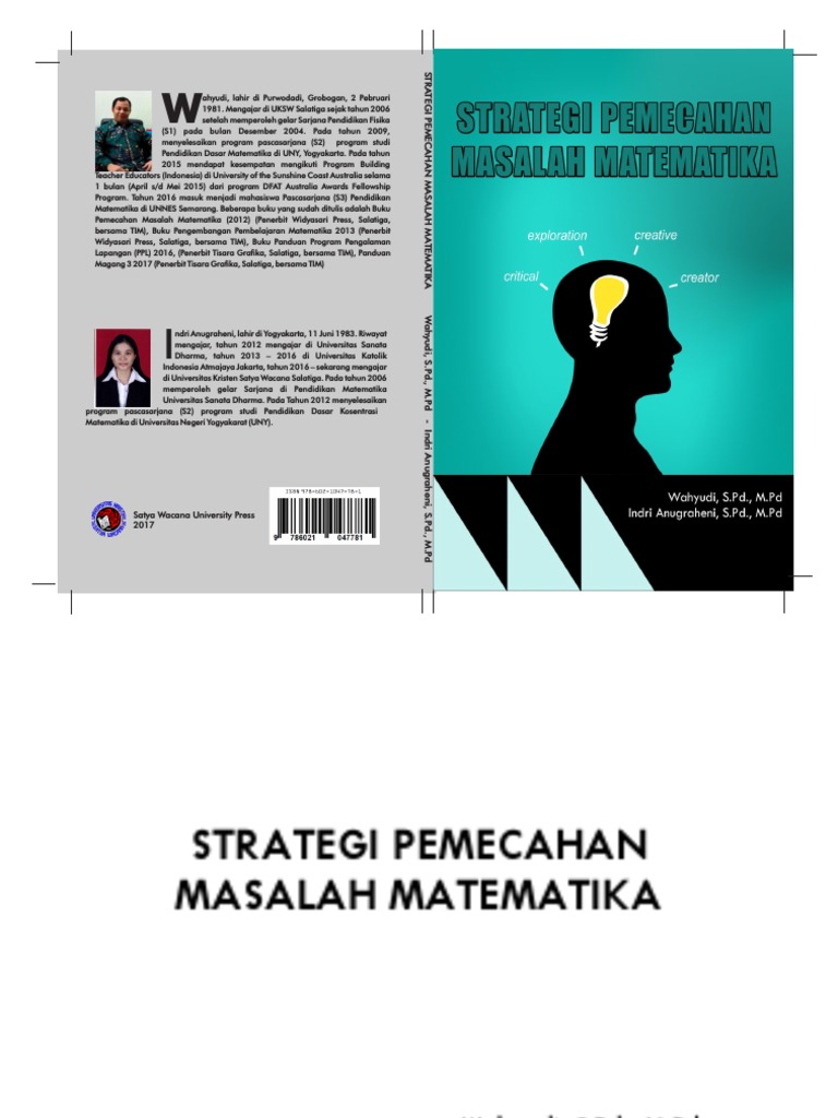 Strategi Pemecahan Masalah Matematika by Wahyudi, S.PD., M.Pd. Indri ... Strategi Pemecahan Masalah Matematika by Wahyudi, S.PD., M.Pd. Indri ...