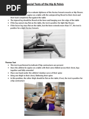 Rectus Femoris Contracture Test