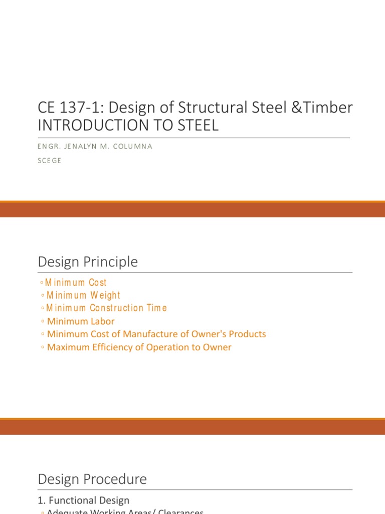 Introduction to Structural Steel Design | PDF