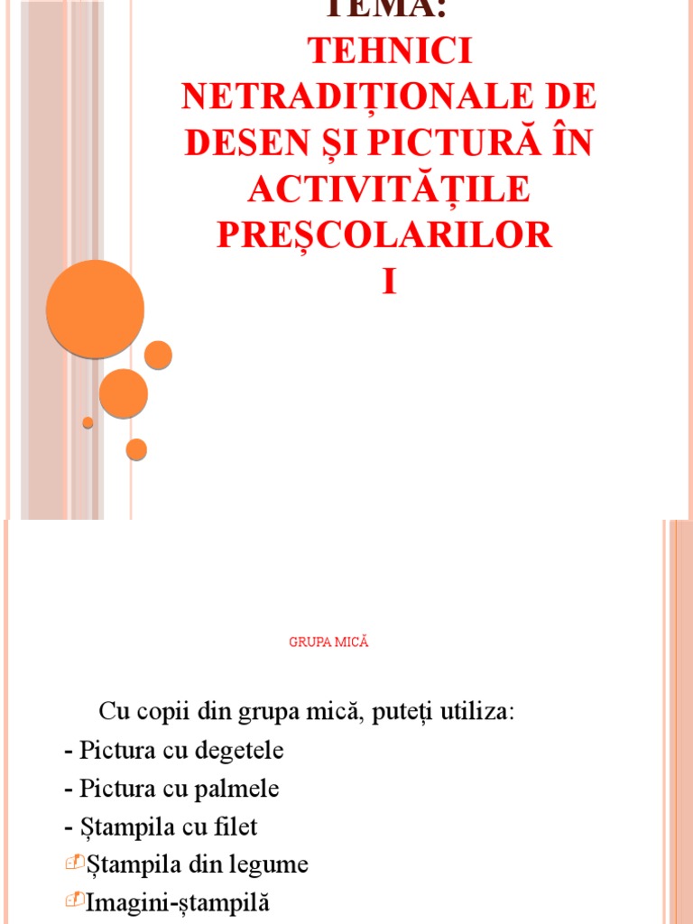 Tema 3.tehnici Netrad Desen | PDF