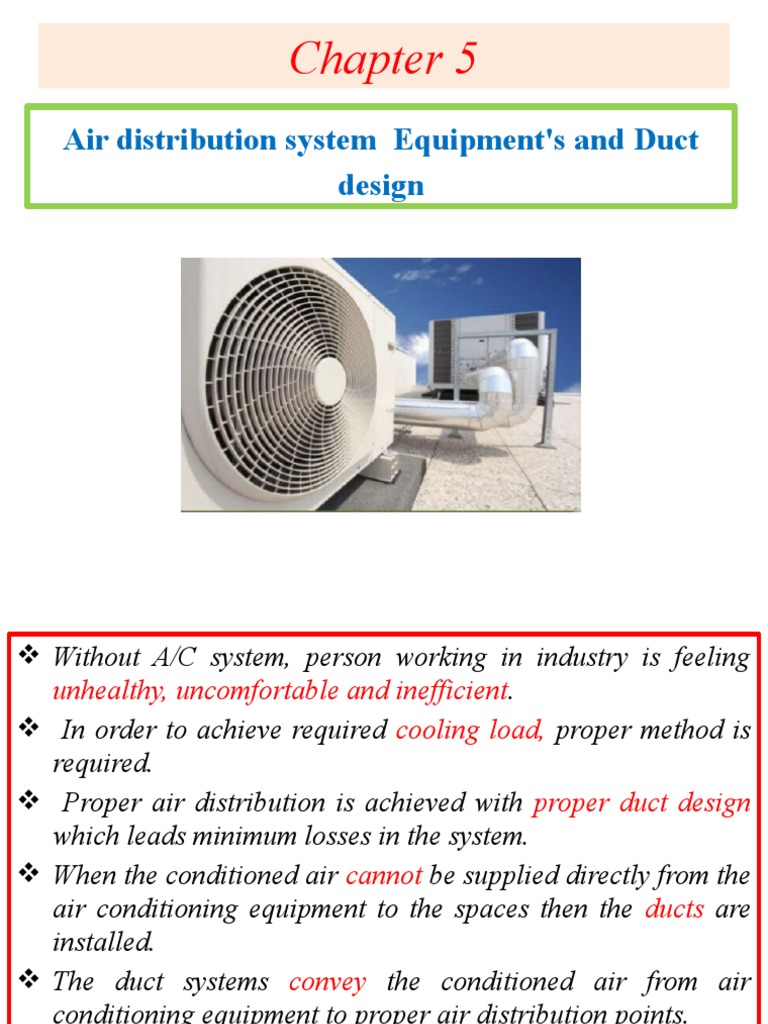 Duct Design | PDF | Duct (Flow) | Fluid Dynamics