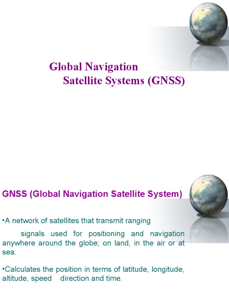 GNSS | PDF | Global Positioning System | Satellite