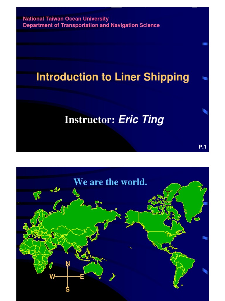 Introduction To Liner Shipping | PDF | Shipping Companies | Water Transport