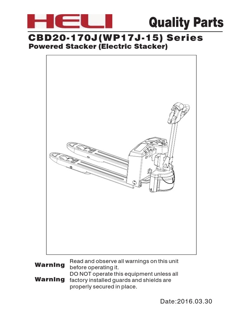 Heli CBD15-170J (Ingles 03-2016) | PDF | Screw | Gear