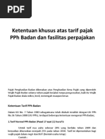 Tarif Dan Fasilitas PPH Badan Pasal 17 Ayat 1b & 2b - Used Part1 - E ...