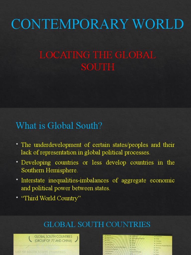 Final Presentation Con World | Download Free PDF | Globalization | Poverty