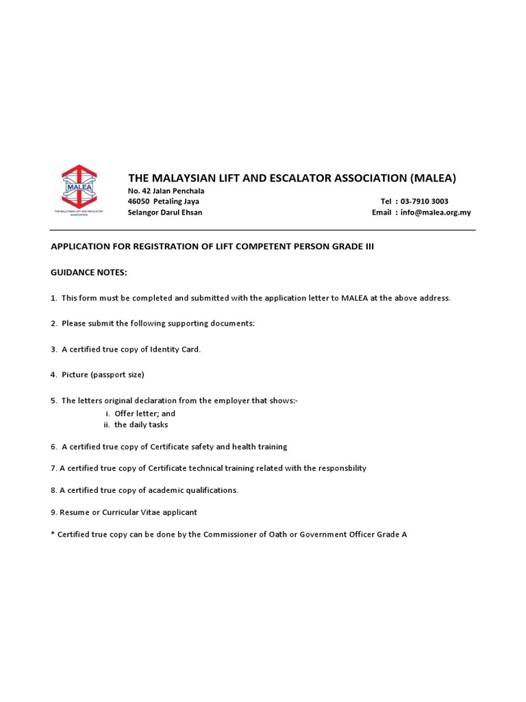 Lift CP3 Application Form | PDF