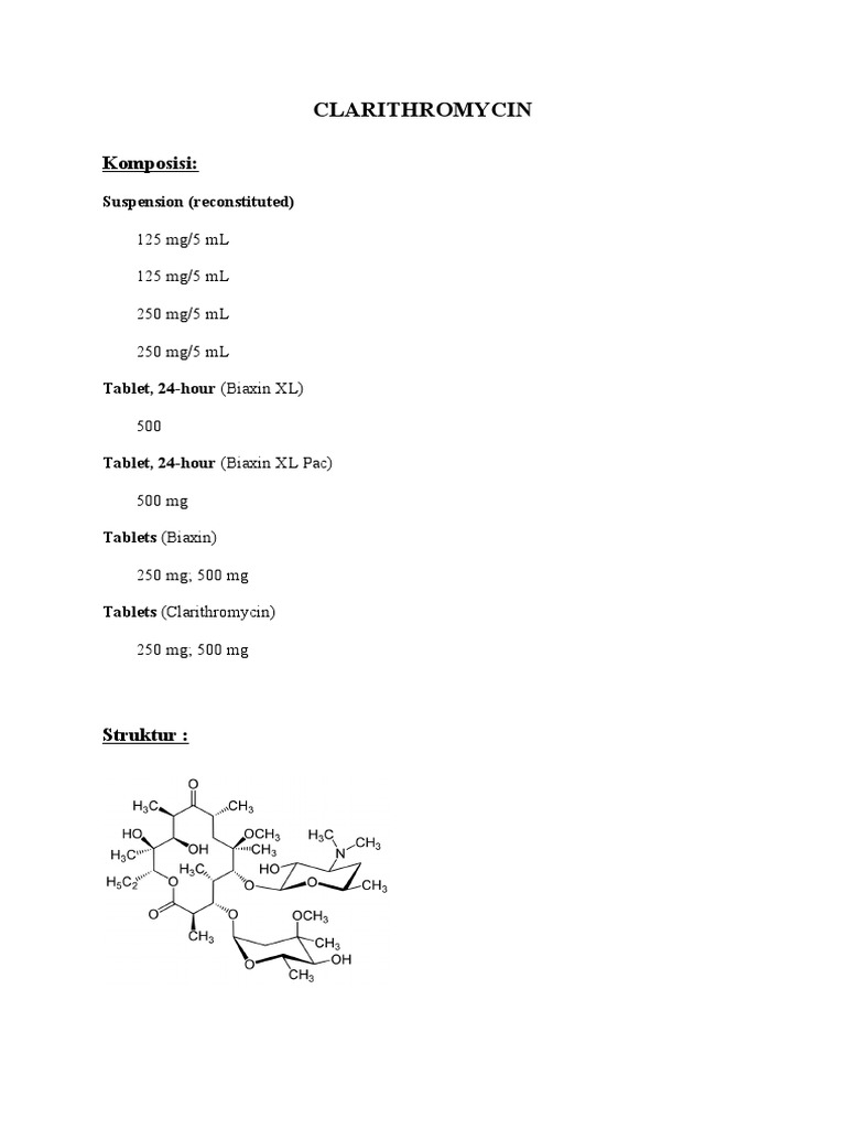 Klaritromisin | PDF