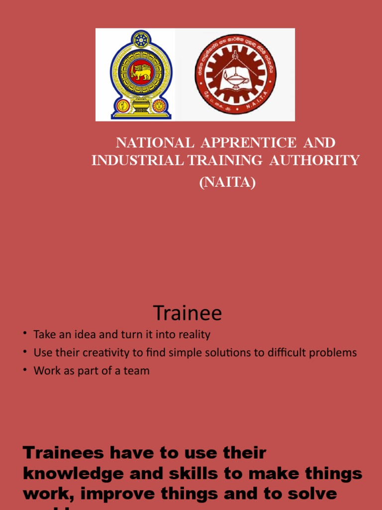 NAITA Industrial Training Guidelines | PDF | Iso 9000 | Quality Assurance