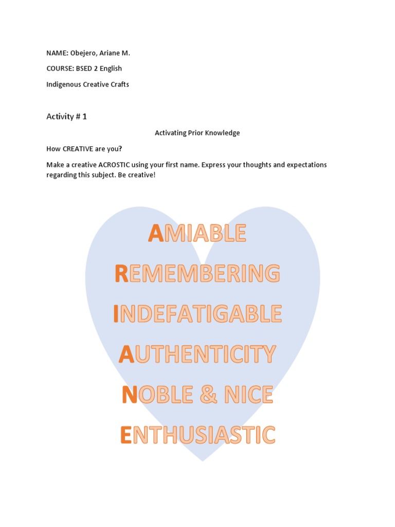 Indigenous Creative Crafts Activity 1-3 - Real | PDF | Wood Carving ...