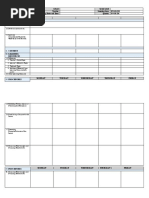Blank DLL Format | PDF | Lesson Plan | Teachers