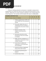 OJT Performance Evaluation Form | PDF