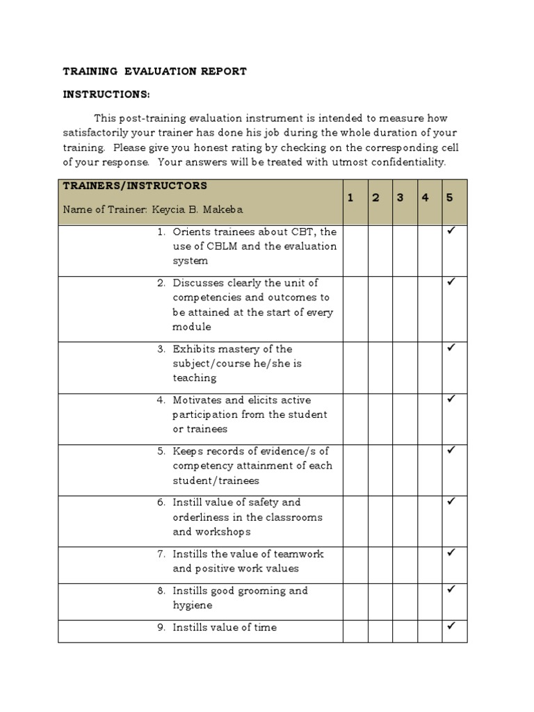 Training Program Report | PDF | Competence (Human Resources ...