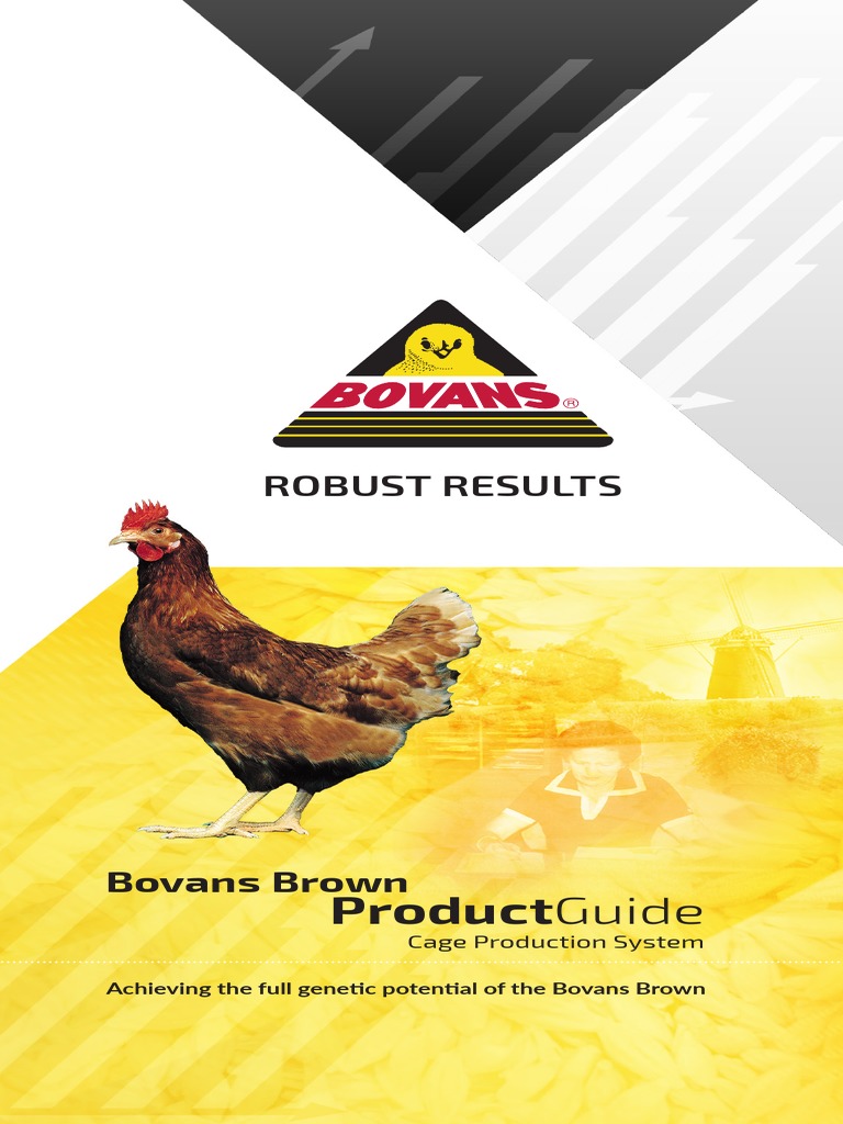 Bovans Brown Chicken Management Guide | PDF | Kilogram | Plant Breeding