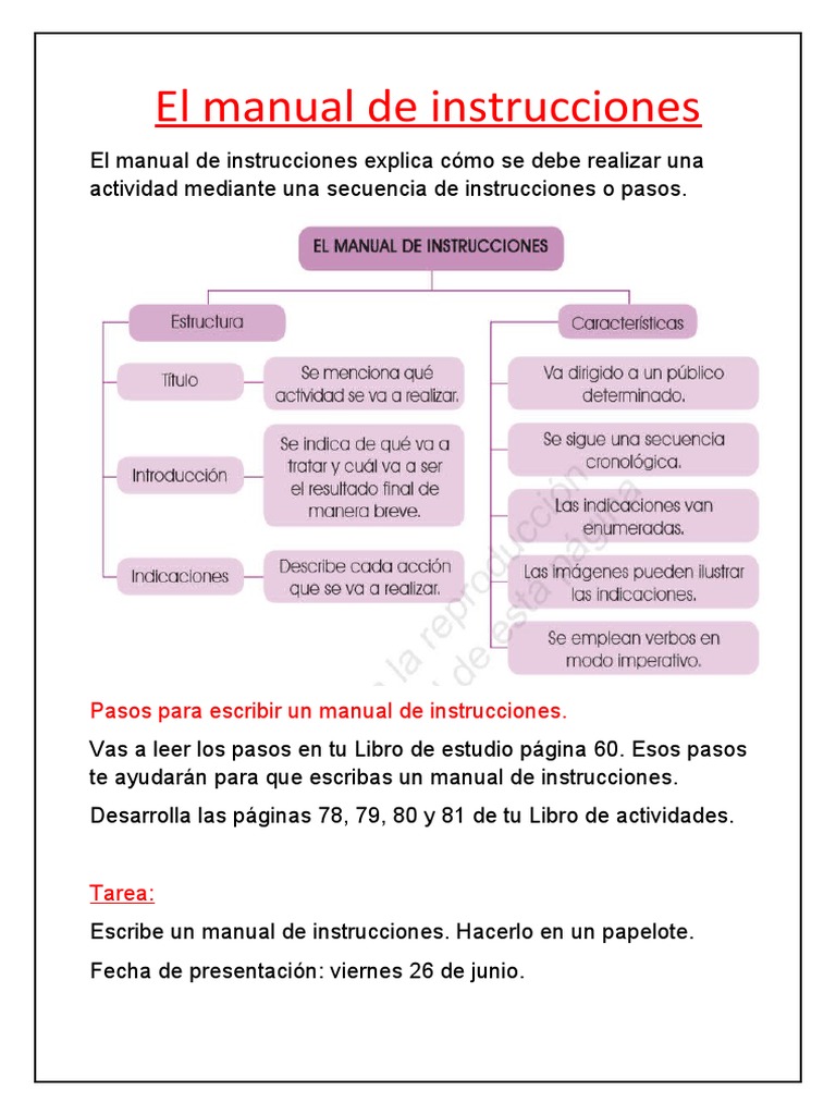 El Manual de Instrucciones | PDF