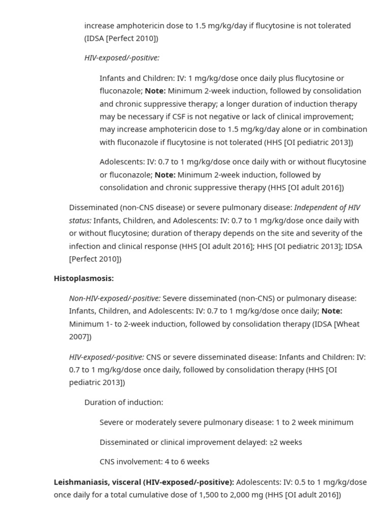 Amphotericin B Deoxycholate (Conventional) - Drug Information ...