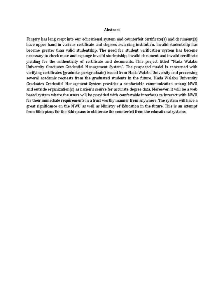 A Web-Based Graduate Verification System for Combating Certificate ...