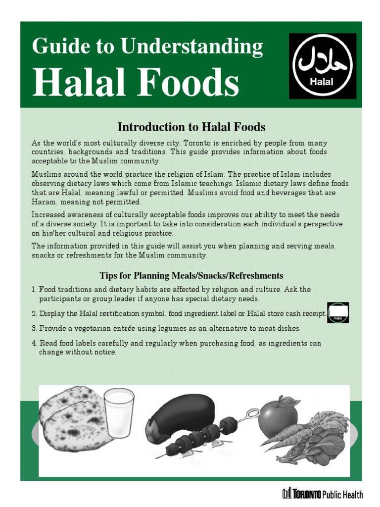 Guide To Understanding Halal Foods | PDF | Desserts | Drink