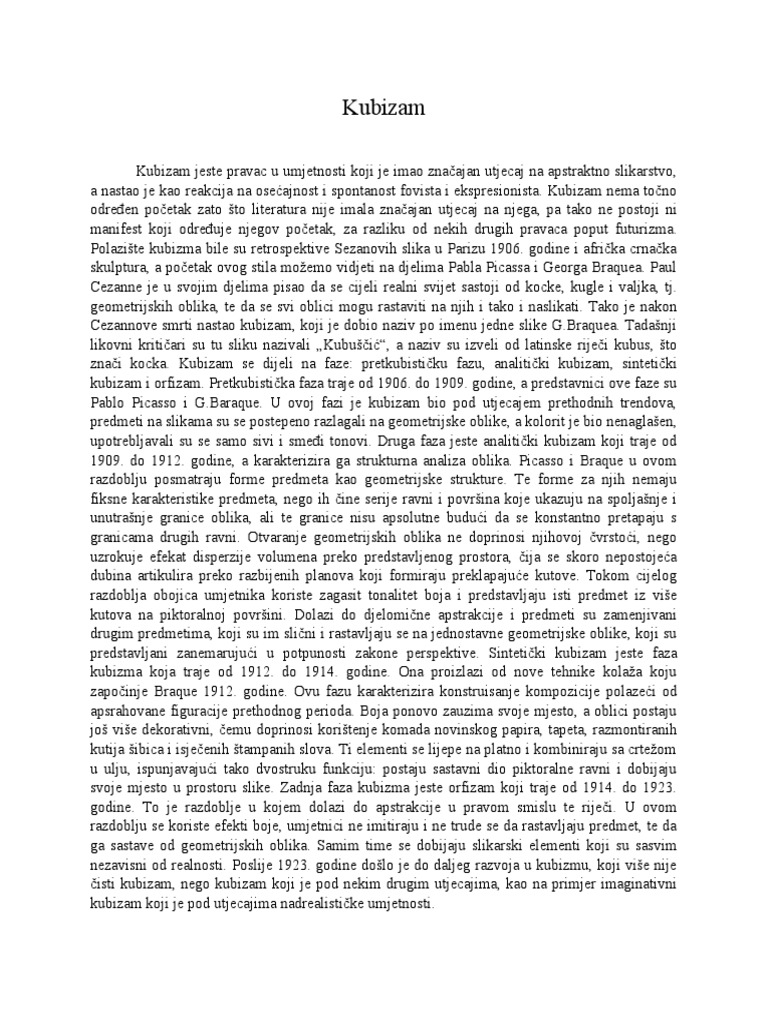 Kubizam | PDF