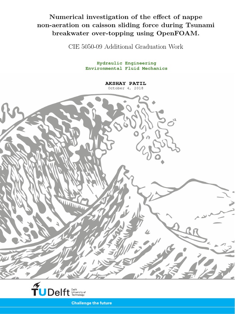 Nappe Non-Aeration Impact on Caisson Forces | PDF | Computational Fluid ...