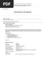 Charlie Nowak Patient History Overview | PDF | Headache | Physical ...