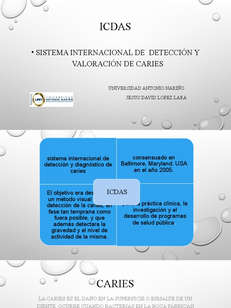 Presentacion de Icdas Electiva | PDF | Esmalte de dientes | Diente