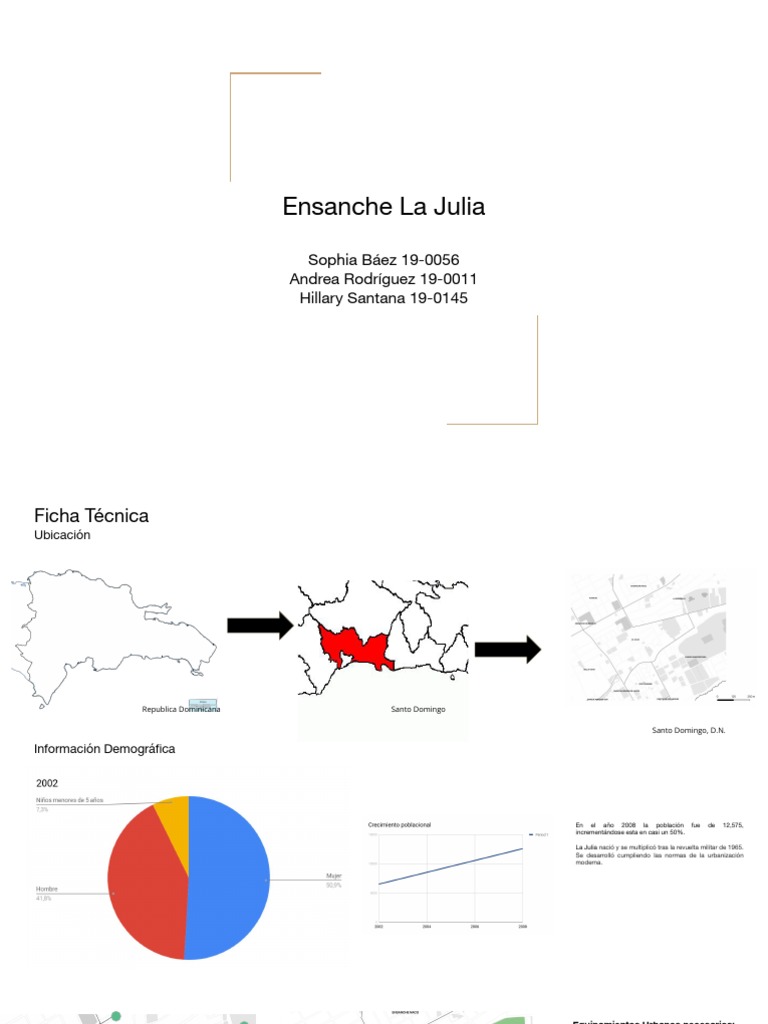 Análisis del Sector La Julia en SD | PDF | Peatonal | República Dominicana