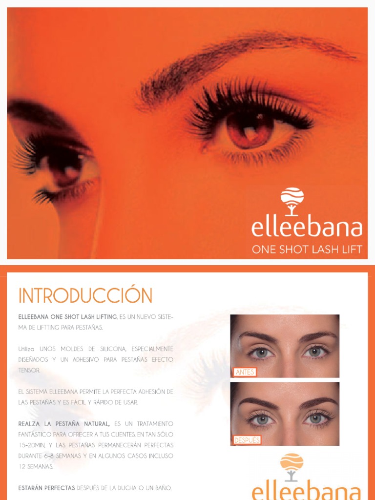 Lifting Pestanas Elleebana Paso A Paso Como Hacer Lash Lift | PDF