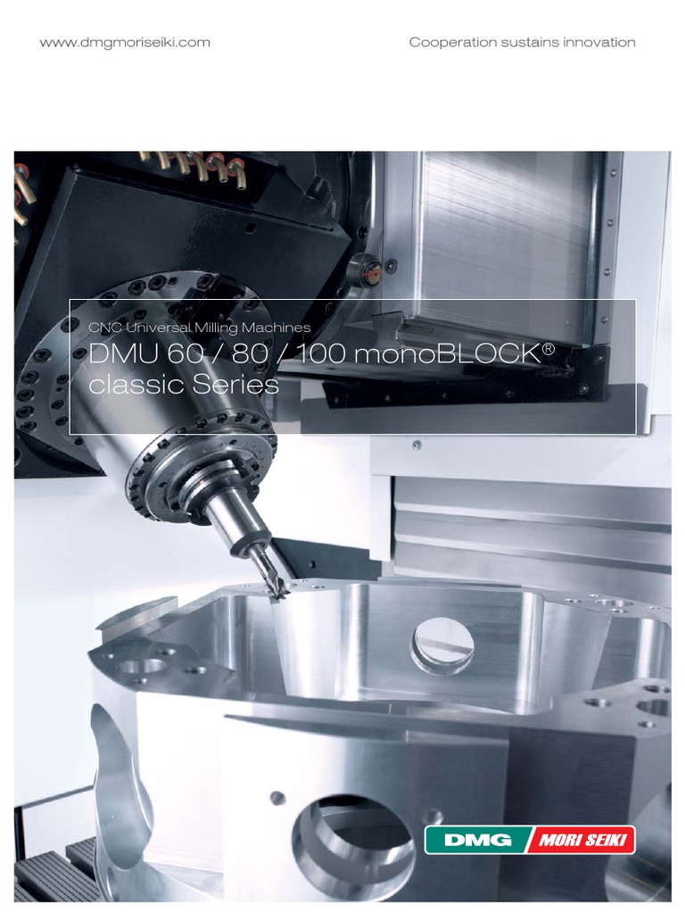 Dmu 60 / 80 / 100 Monoblock Classic Series: CNC Universal Milling Machines | Download Free PDF ...
