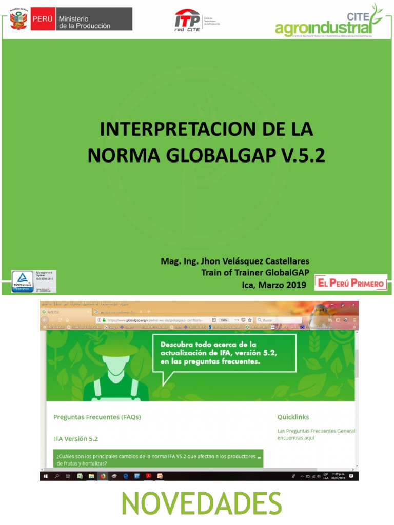 Interpretacion de La Norma Globalgap V.5.2 | PDF | Fertilizante | Organismo genéticamente modificado