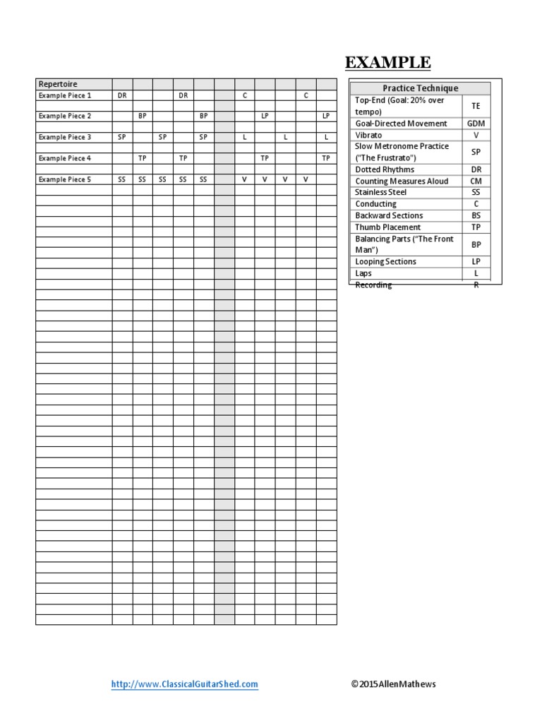 Example Rep List | PDF | Musical Forms | Poetics