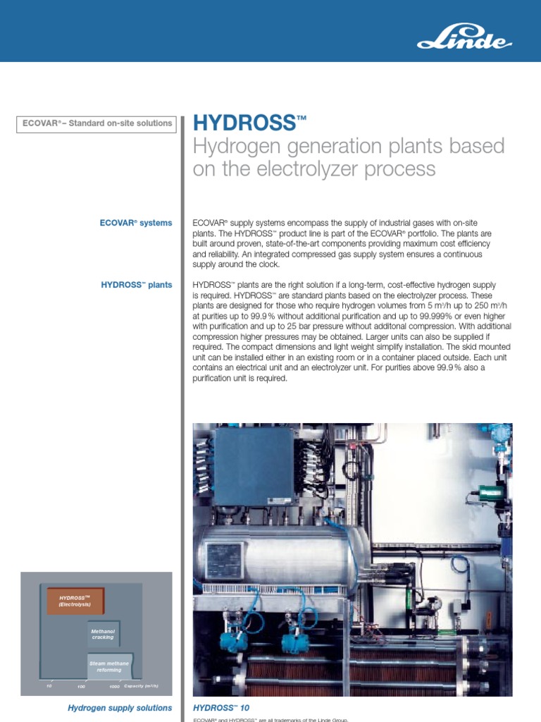 HYDROSS | PDF | Industrial Gases | Hydrogen