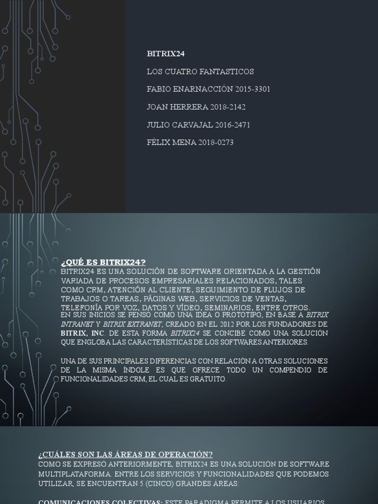 Bitrix 24 | PDF | Gestión de la relación con el cliente | Software